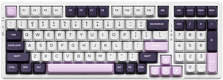 Механична клавиатура VGN - V98 Pro V2 Black Currant, безжична, Linear ...