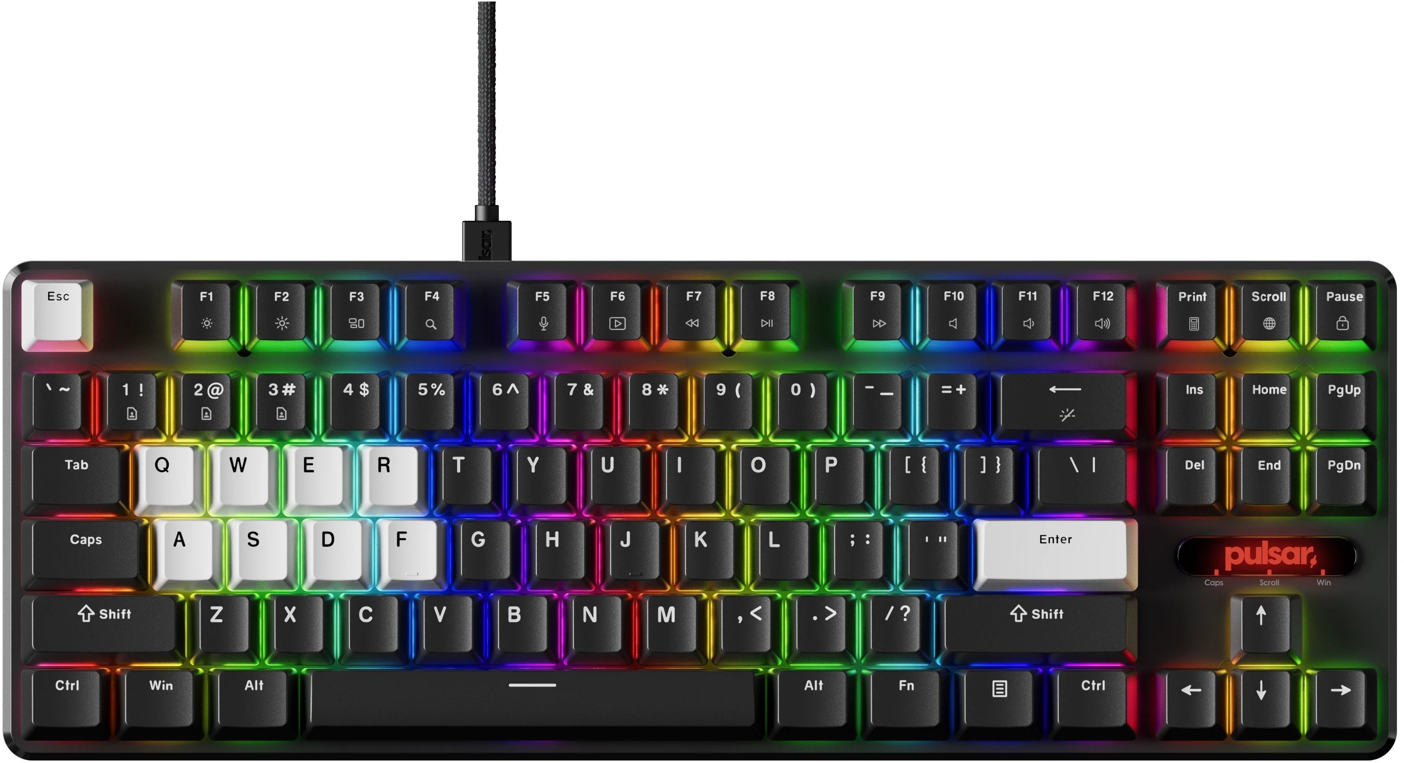 Механична клавиатура Pulsar - PCMK 2HE TKL, Linear, RGB, Black | Ozone.bg