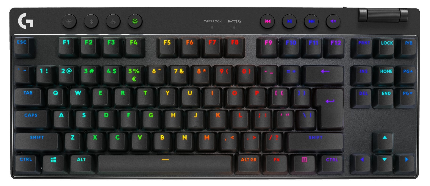 Механична клавиатура Logitech - G Pro X TKL, безжична, GX, черна | Ozone.bg