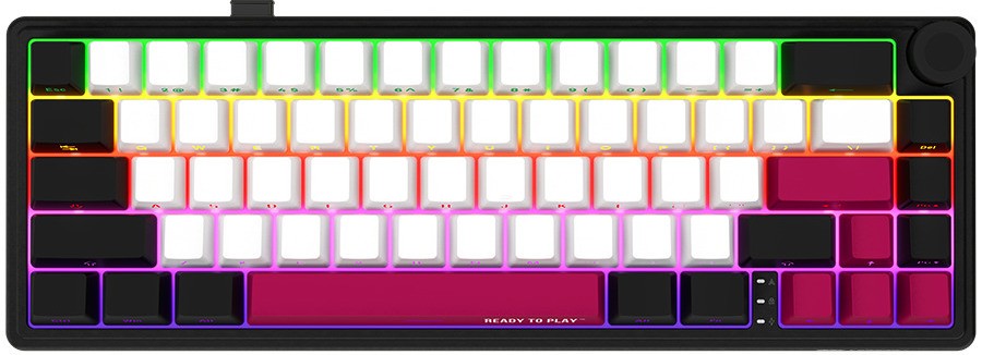 Механична клавиатура Lorgar - KBP70MW Mini, безжична, Linear, RGB ...