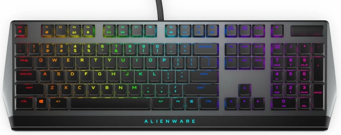 Механична клавиатура Dell - Alienware AW510K, Cherry MX, RGB, черна ...