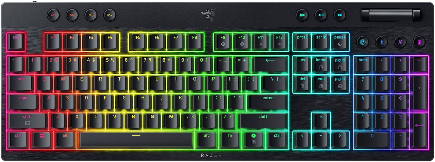 Механична клавиатура Razer - BlackWidow V4 Low-profile HyperSpeed ...