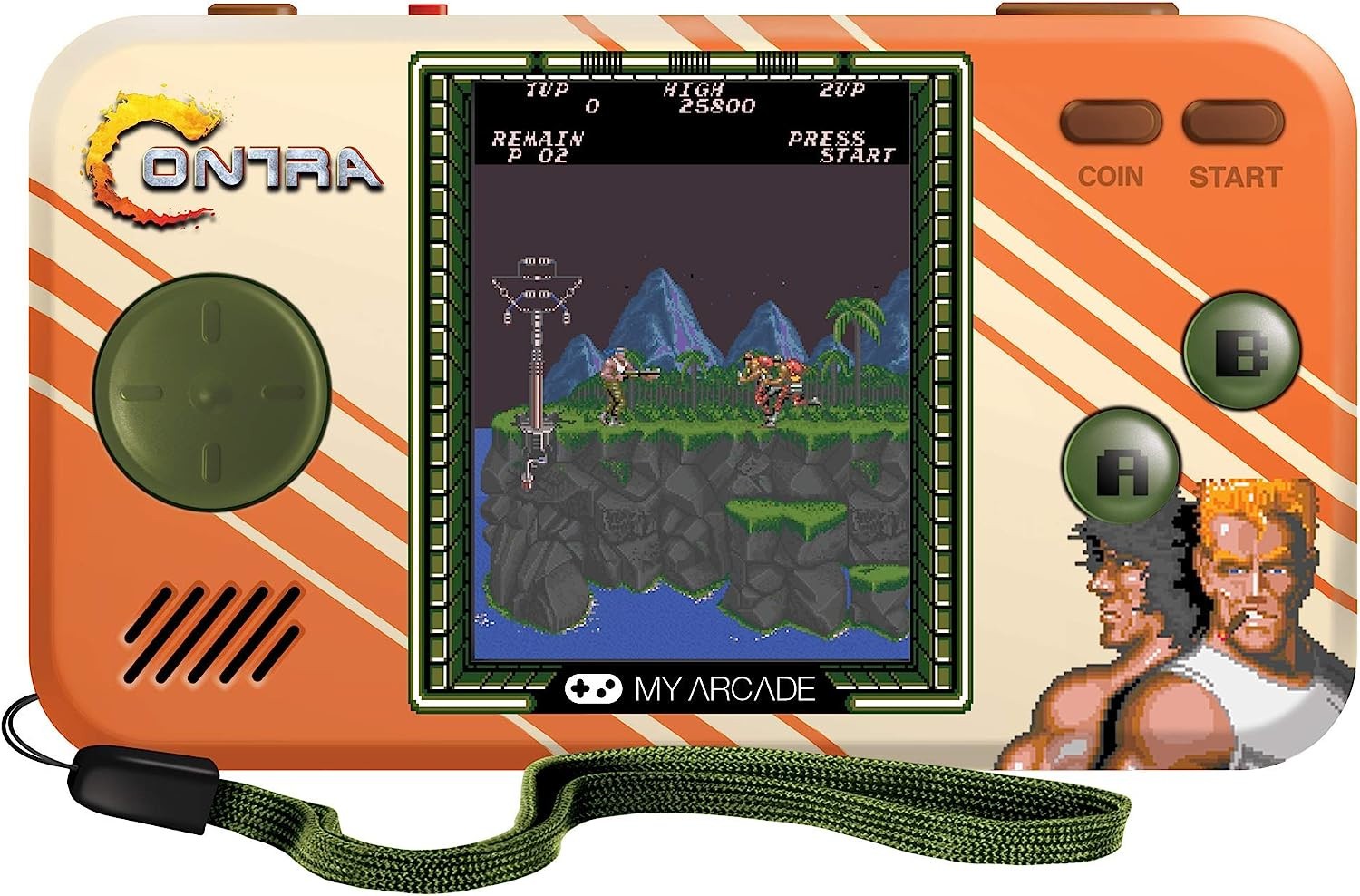 Мини конзола My Arcade - Contra 2in1 Pocket Player (Premium Edition ...