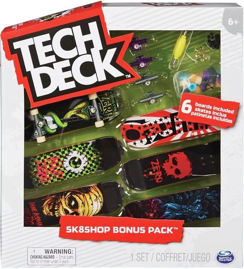Мини скейтборд за пръсти Tech Deck - Zero, 6 броя | Отлична цена | Ozone.bg