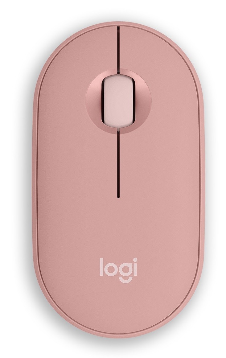 Мишка Logitech - Pebble Mouse 2 M350s, оптична, безжична, Rose | Ozone.bg