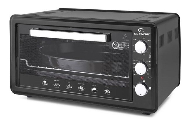Мини фурна Elekom - EK 450 OV, 1500W, 45l, черна | Ozone.bg