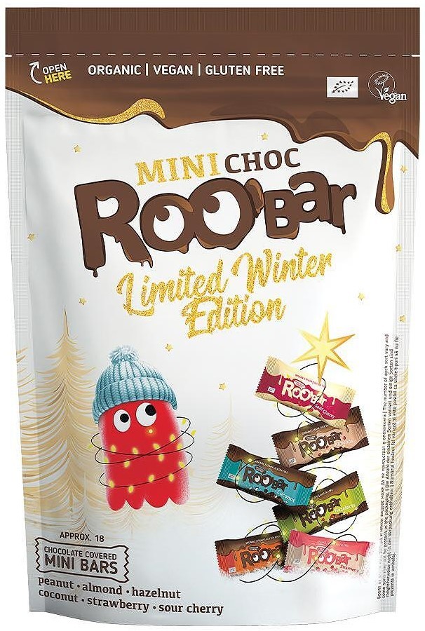 Коледен микс с мини шоко барове, 180 g, Roobar | Ozone.bg