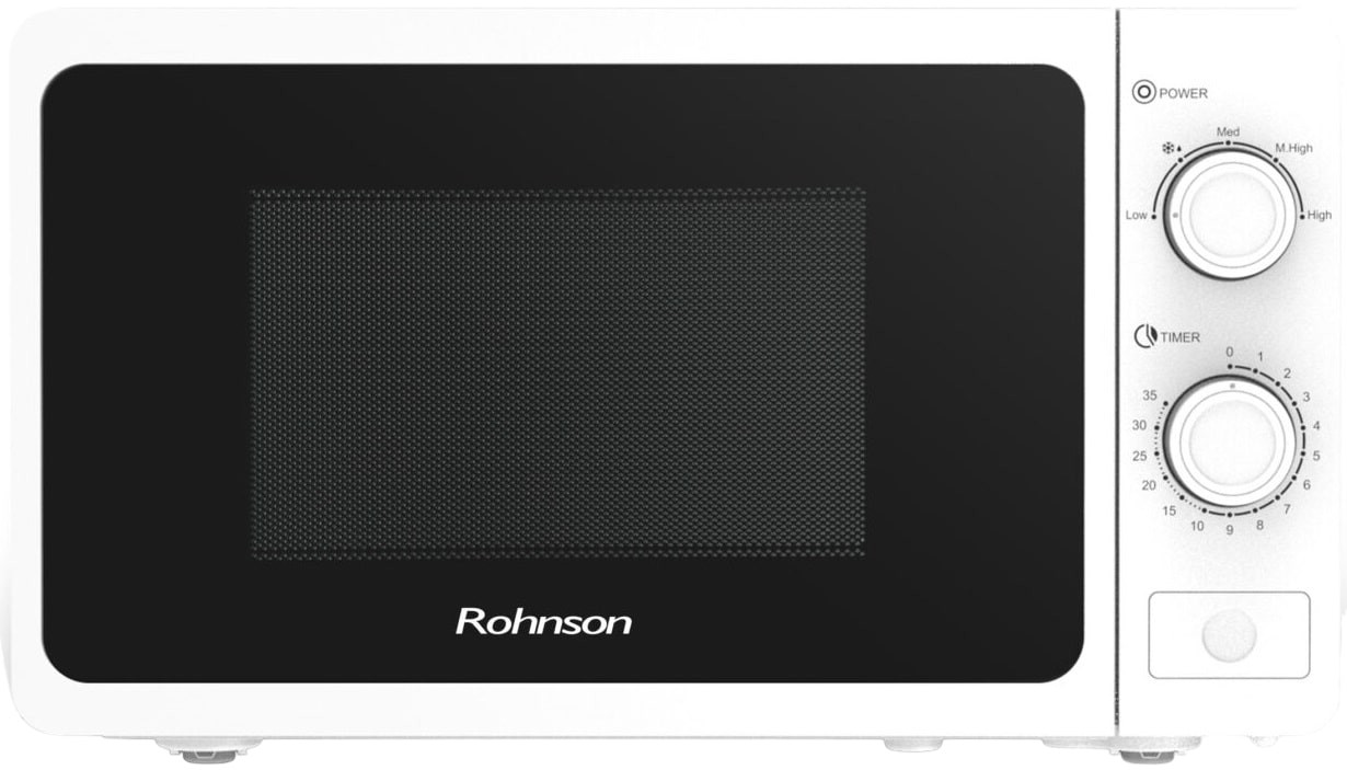 Микровълнова печка Rohnson - R-2021, 700W, 20 l, бяла | Ozone.bg