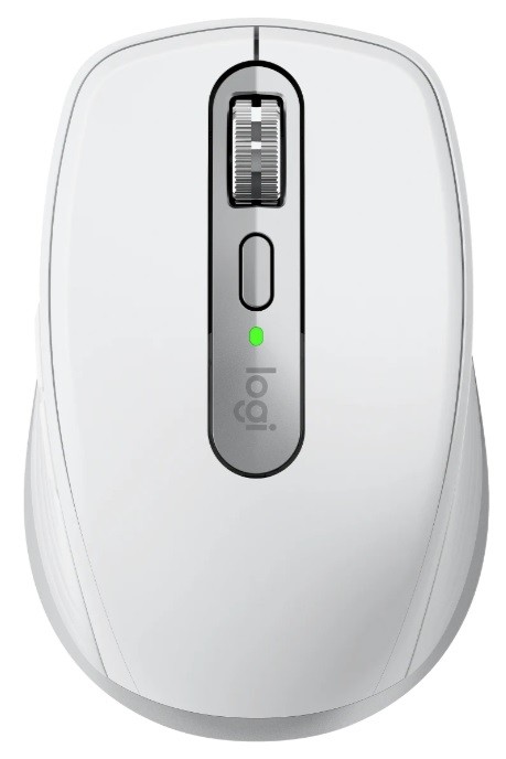 Мишка Logitech - MX Anywhere 3S for Mac, оптична, безжична, Pale Grey ...