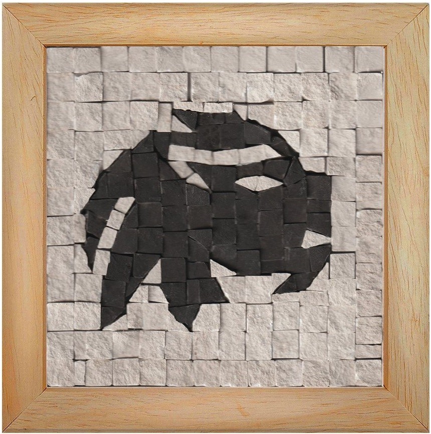 Мозайка Neptune Mosaic - Лъв, с рамка | Ozone.bg