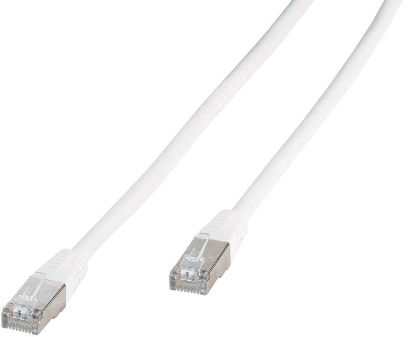 Мрежови кабел Vivanco - 45330, RJ45/RJ45, 0.5m, бял | Ozone.bg