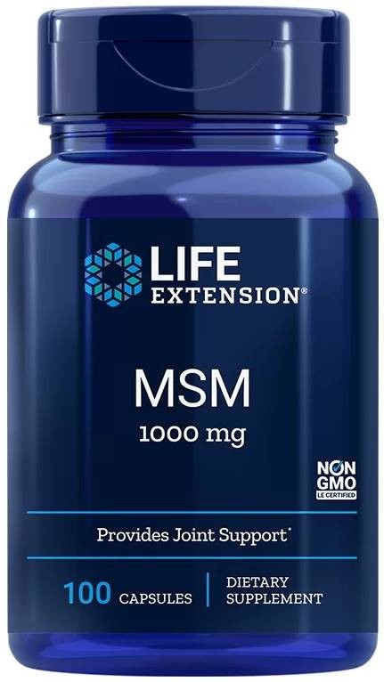 MSM, 1000 mg, 100 капсули, Life Extension | Ozone.bg