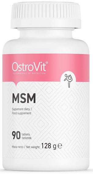 MSM, 1000 mg, 90 таблетки, OstroVit | Ozone.bg