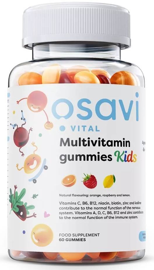 Multivitamin Kids, 60 желирани таблетки, Osavi | Ozone.bg
