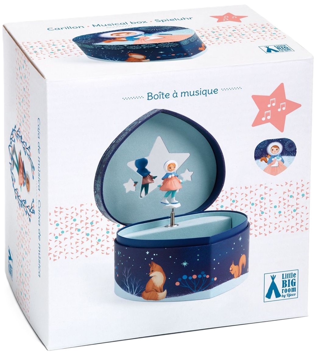 Музикална кутия за бижута Djeco - Фигуристка | Ozone.bg