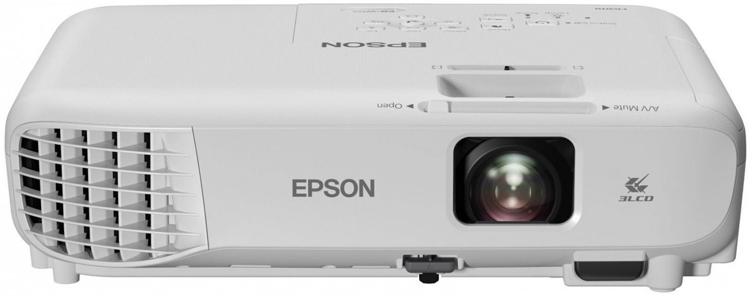 Мултимедиен проектор Epson - EB-W06, 3LCD, WXGA 1280x800,16:10, 3700AL ...