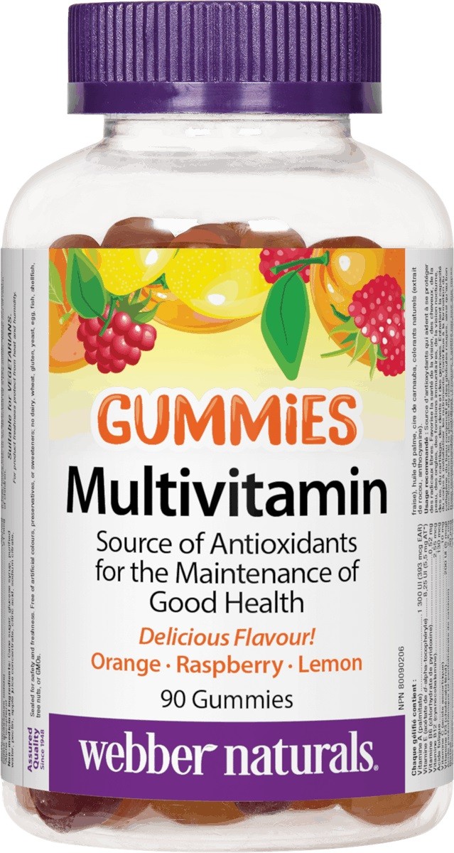 Мultivitamin Gummies, 90 таблетки, Webber Naturals | Ozone.bg