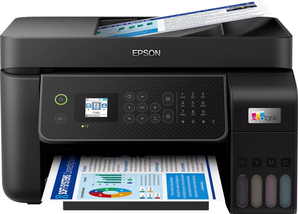Мултифункционално устройство Epson - EcoTank L5310 Wi-Fi, черно | Ozone.bg