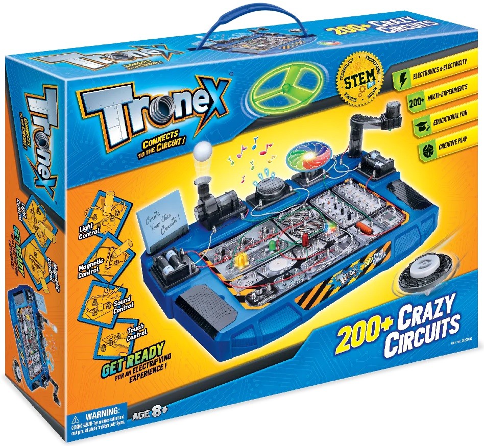 Научен STEM комплект Amazing Toys Tronex - 200 опита с електрически вериги | Отлична цена | Ozone.bg