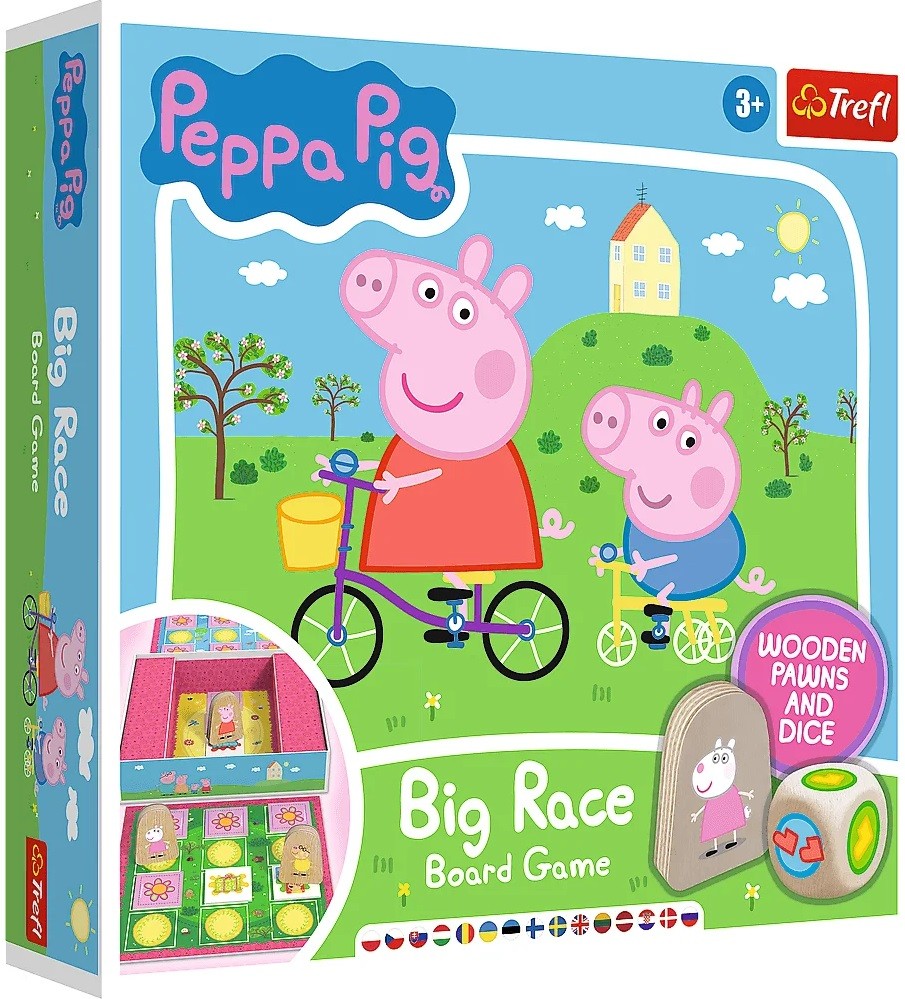 Настолна игра Big Race Peppa Pig - детска | Ozone.bg