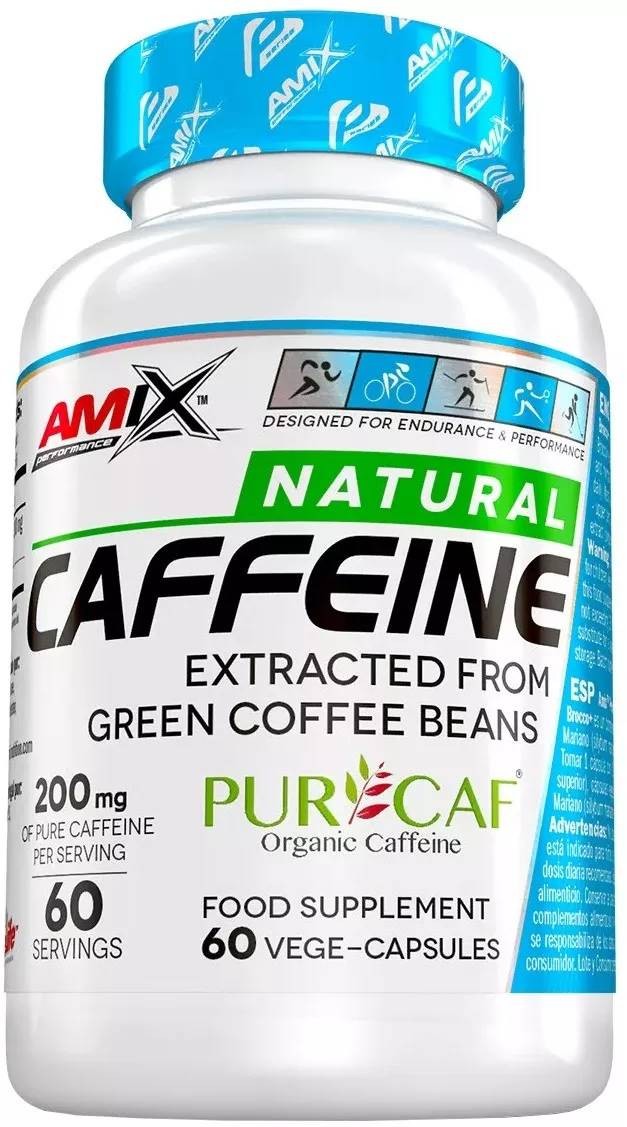 Natural Caffeine PurCaf, 60 веге капсули, Amix | Ozone.bg