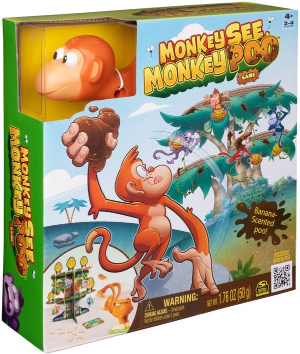 Настолна игра Spin Master: Monkey See Monkey Poo - Детска | Ozone.bg