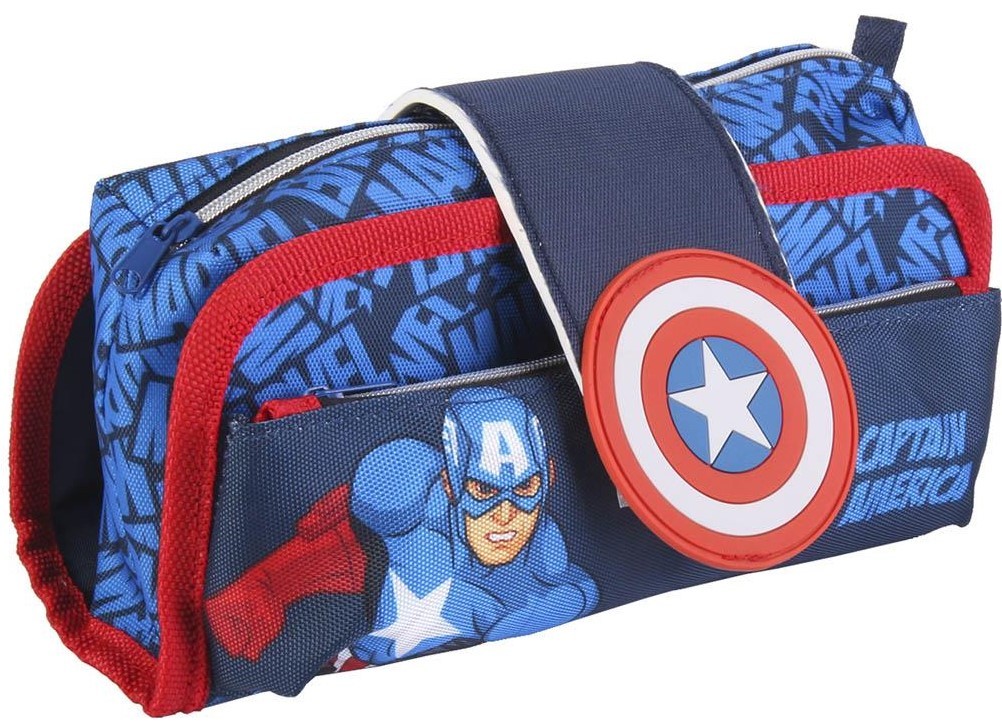 Ученически несесер Cerda - Captain America, 1 цип | Ozone.bg