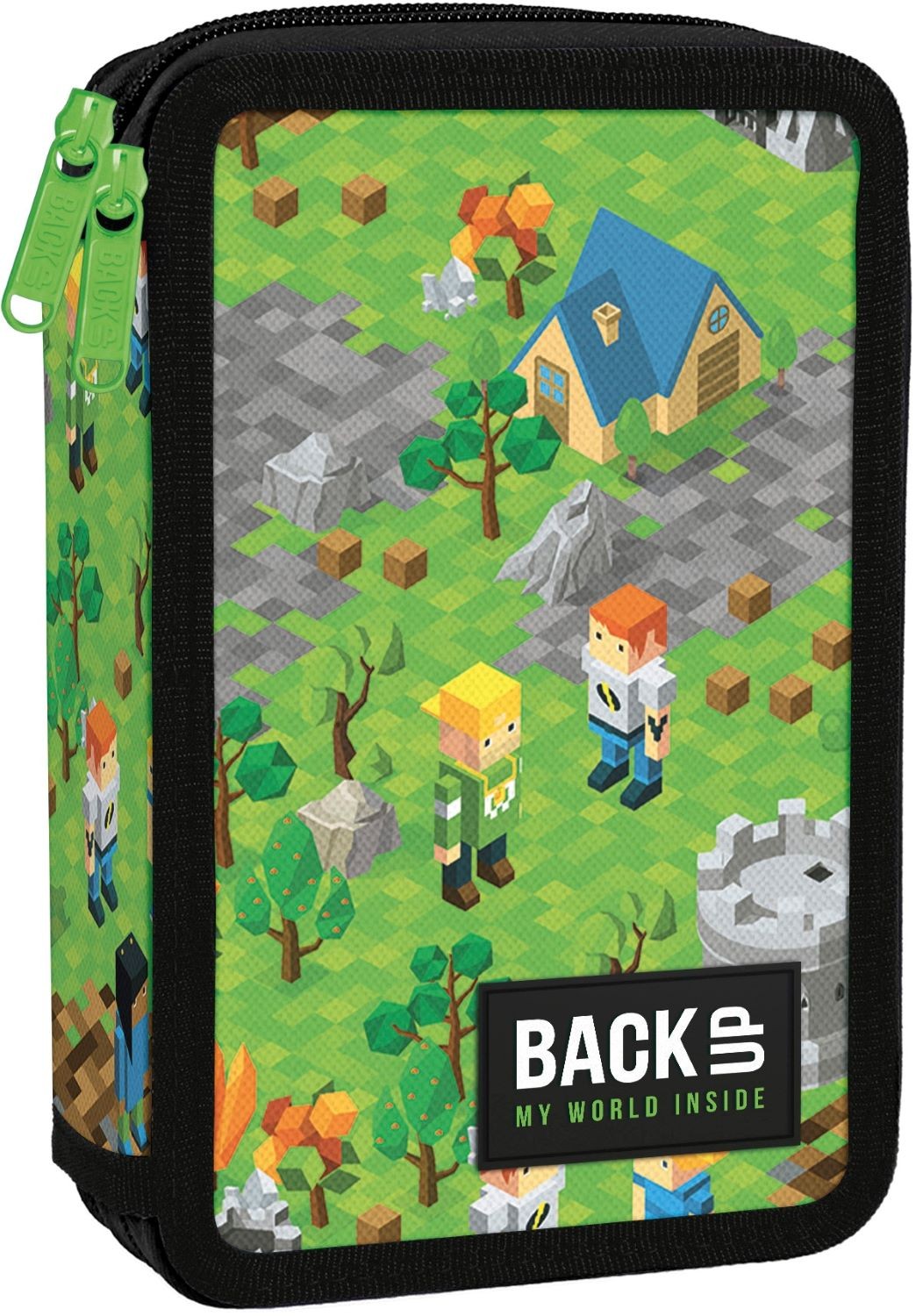 Несесер с пособия BackUp DW - Pixel Fort, с 2 ципа | Ozone.bg