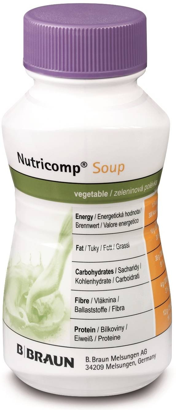 Nutricomp Soup Ентерална храна, зеленчукова супа, 4 x 200 ml, B. Braun | Ozone.bg