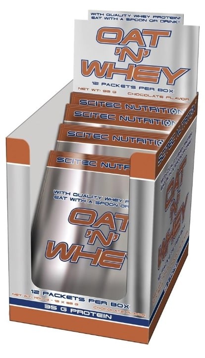 Oat N Whey, шоколад, 12 броя x 92 g, Scitec Nutrition | Ozone.bg