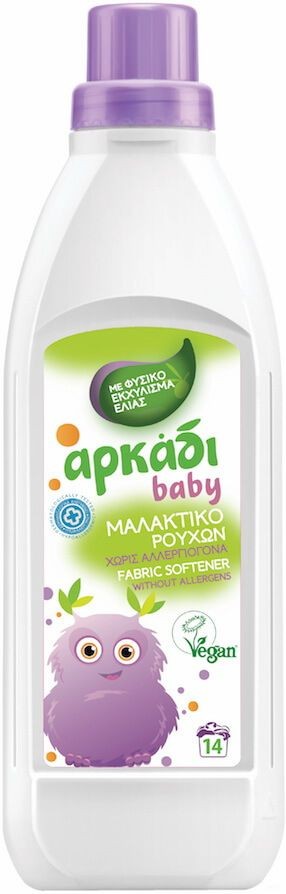 Омекотител с екстракт от маслина Arkadi Baby - 1 l, 14 пранета | Добра ...