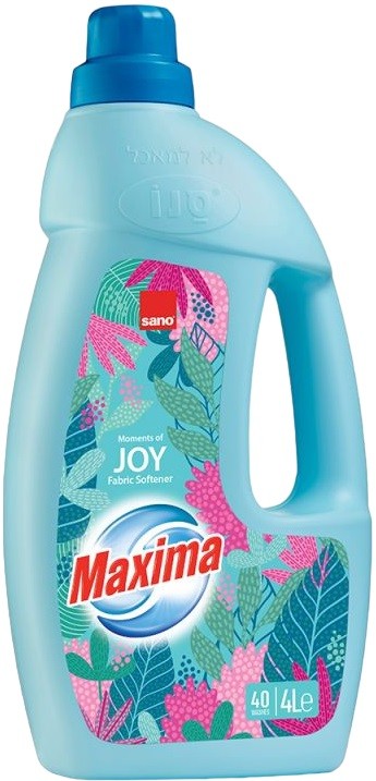 Омекотител Sano - Maxima Joy, 40 пранета, 4 l | Ozone.bg