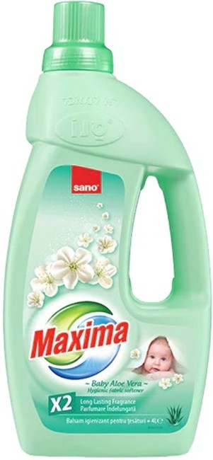 Омекотител Sano - Maxima, Бейби, Алое Вера, 4 l | Добра цена | Ozone.bg