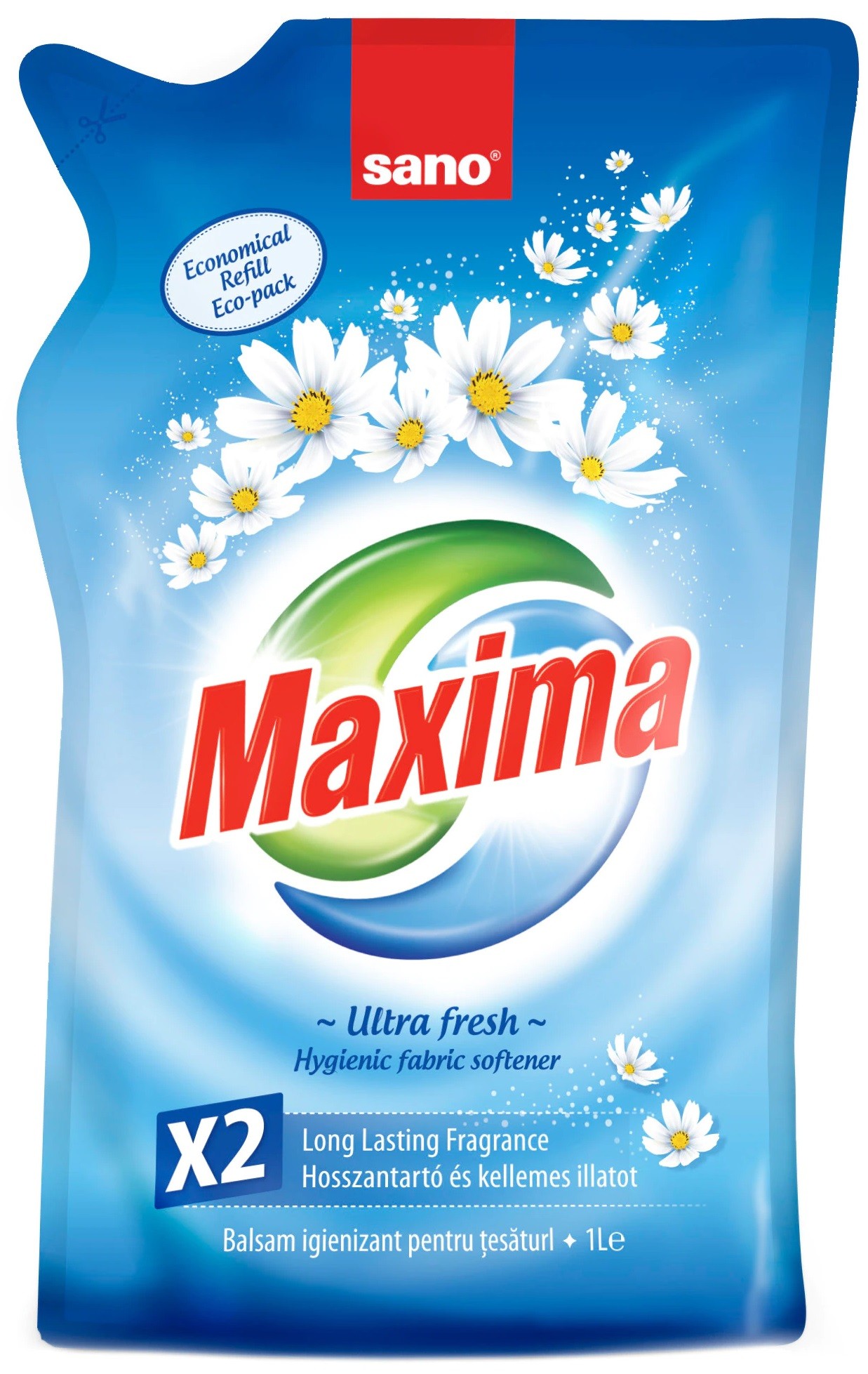 Омекотител резерва Sano - Maxima Fresh, 1 L | Ozone.bg