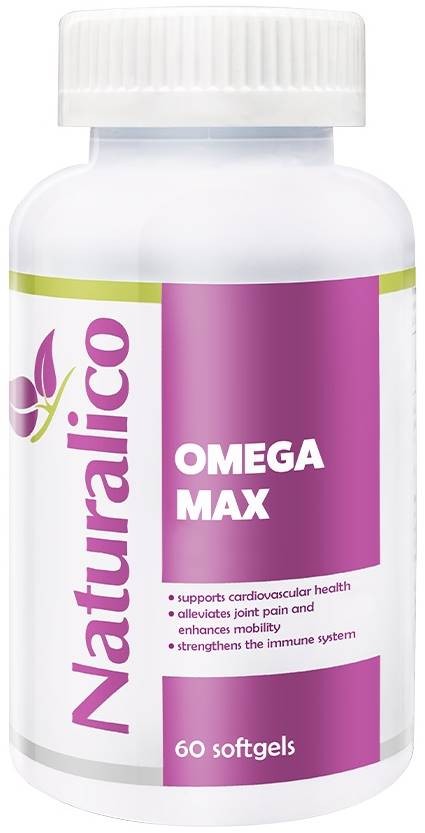 Omega Max, 60 софтгел капсули, Naturalico | Ozone.bg