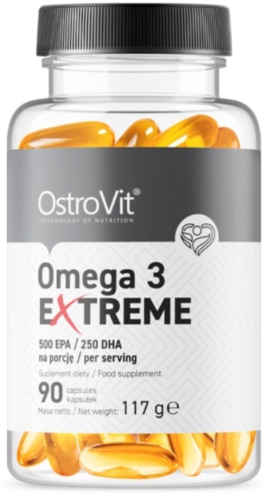 Omega 3 Extreme, 1000 mg, 90 капсули, OstroVit | Ozone.bg