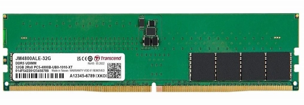 Оперативна памет Transcend - JetRam JM4800ALE, 32GB, DDR5, 4800MHz ...