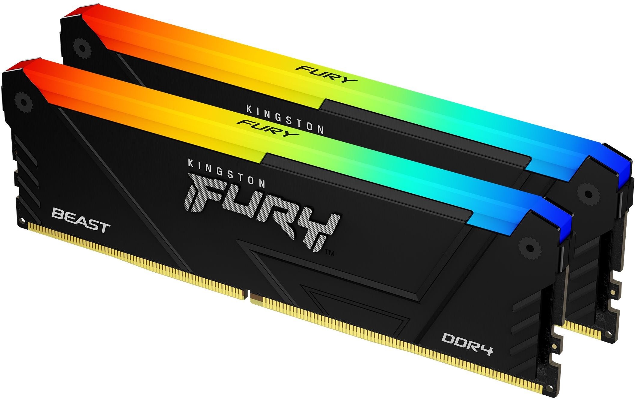 Оперативна памет Kingston - FURY Beast RGB, 32GB, DDR4, 3600MHz | Ozone.bg