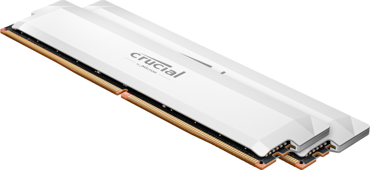 Оперативна памет Crucial - Pro Overclocking White, 32GB, DDR5, 6000MHz ...