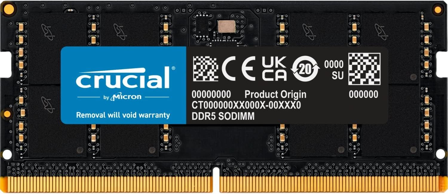 Оперативна памет Crucial - CT32G56C46S5, 32GB, DDR5, 5600MHz | Ozone.bg