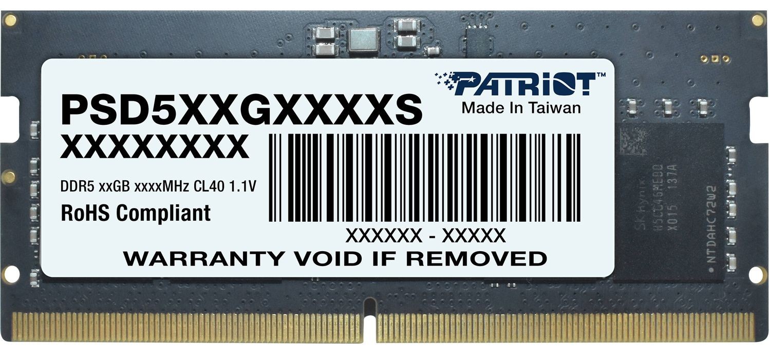Оперативна памет Patriot - Signature, 8GB, DDR5, 4800Mhz | Ozone.bg