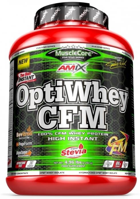 OptiWhey CFM, moca-choco-coffee, 2250 g, Amix | Ozone.bg