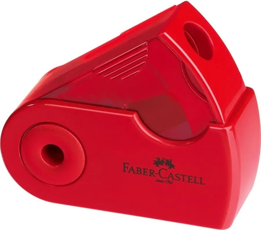 Острилка с ръкав Faber-Castell - Мини, асортимент | Ozone.bg