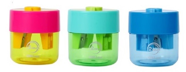 Острилка с контейнер Deli - EH558, двойна, асортимент | Ozone.bg