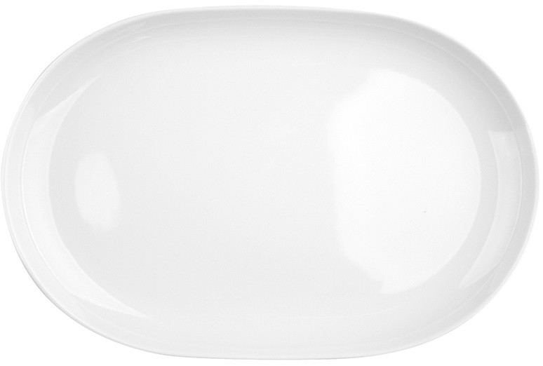 Овална чиния Maria Paula - Moderna, 33 cm, бяла | Ozone.bg