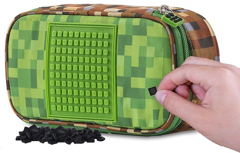 Овален ученически несесер Pixie Crew - Minecraft, малък панел | Ozone.bg