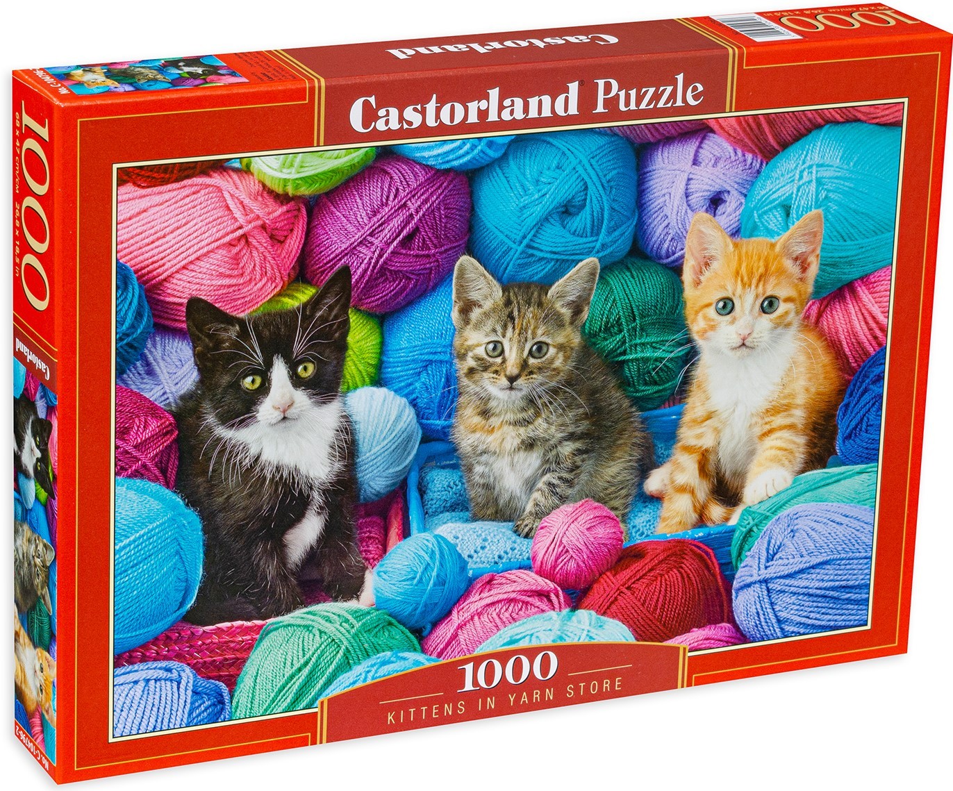 Пъзел Castorland от 1000 части - Котета в прежди | Супер цена | Ozone.bg