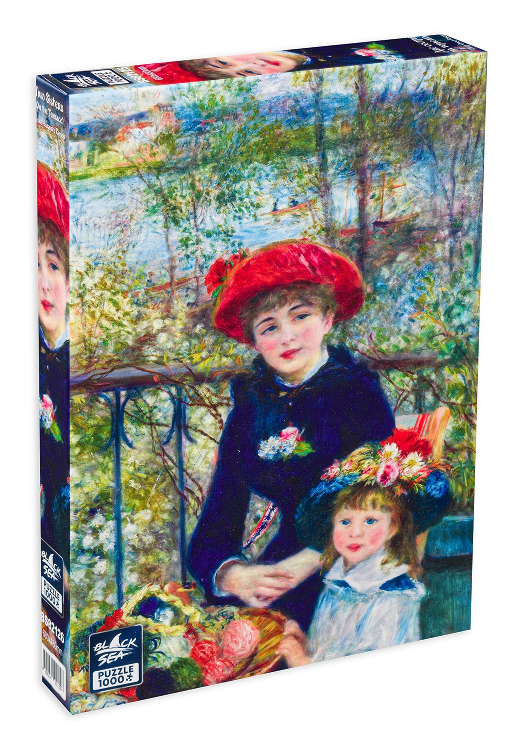Пъзел Black Sea от 1000 части - Две сестри на терасата, Пиер-Огюст ...