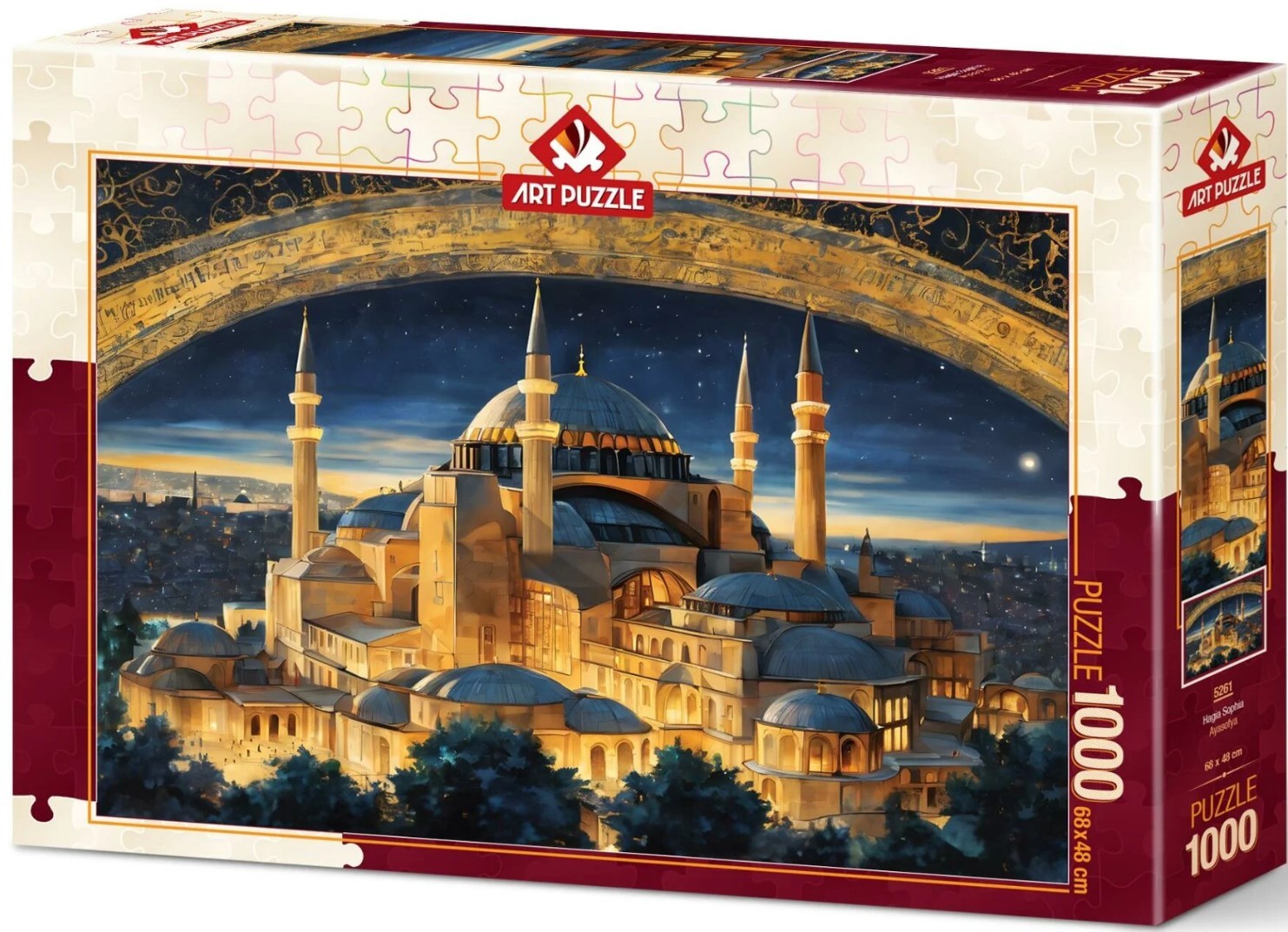 Пъзел Art Puzzle от 1000 части - Голямата джамия "Света София" | Супер ...