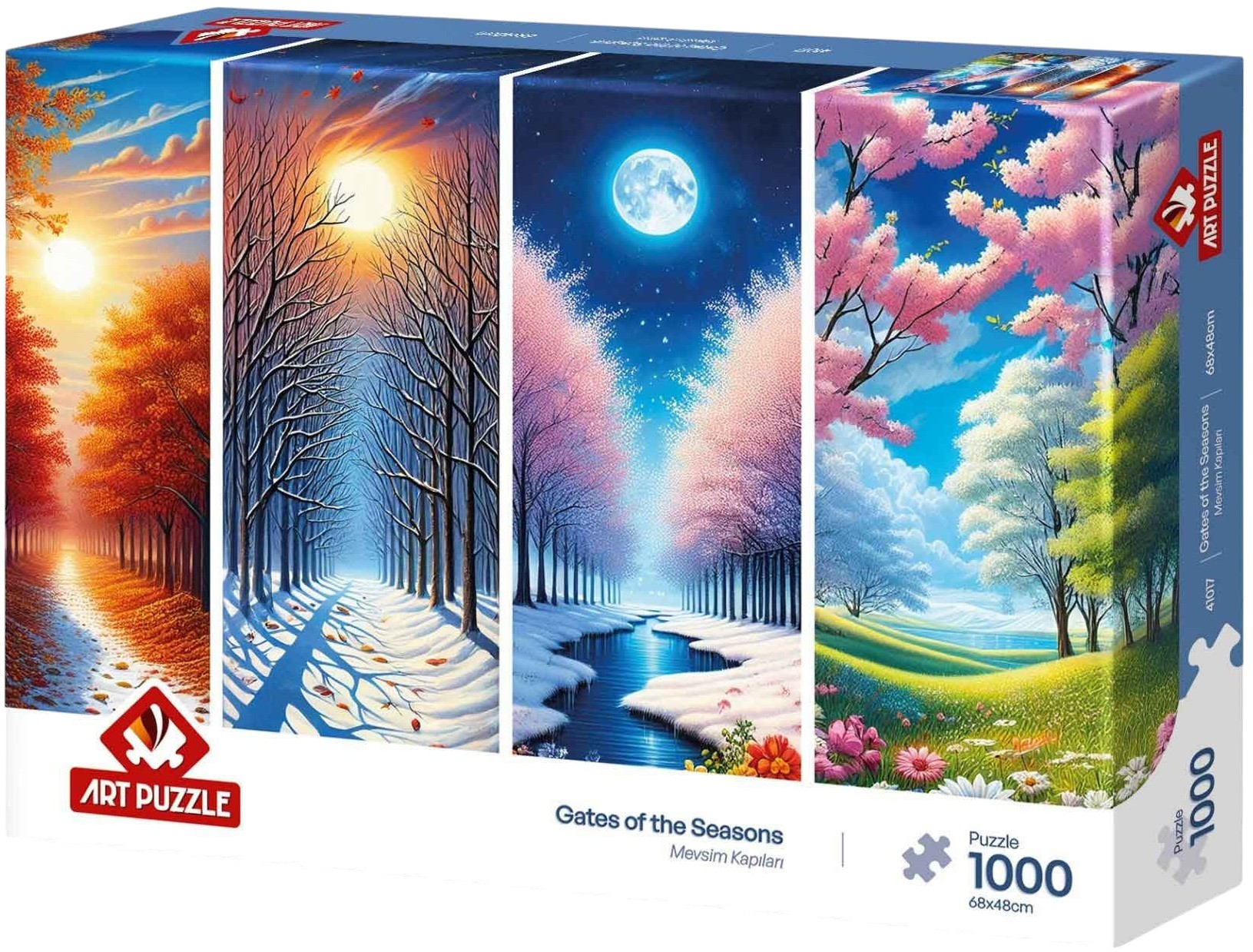 Пъзел Art Puzzle от 1000 части - Поглед към сезоните | Супер цена ...